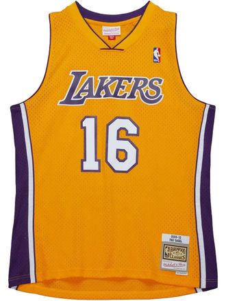 Mitchell & Ness millot 2009/10 Hardwood Classics Pau Gasol Los Angeles Lakers - Jaune