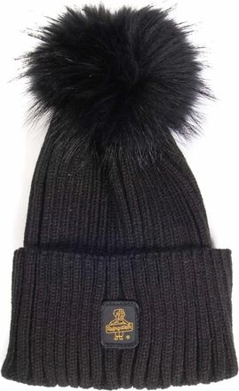 RefrigiWear Schneeflockenm&uuml;tze - - Accessories - Damen - Schwarzk - ONE SIZE