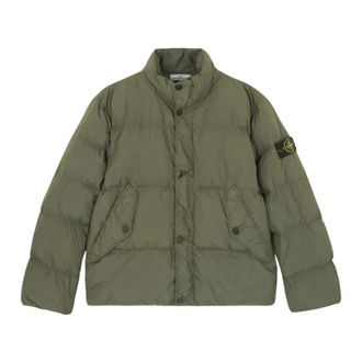 Stone Island Gesteppter Nylon Blouson - - Jackets - Herren - Gr&uuml;n - XL