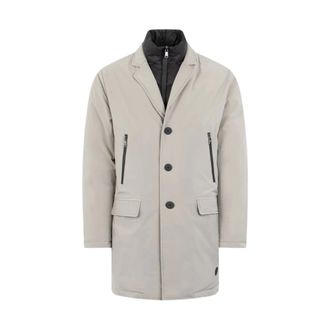 Roberto Cavalli Homme, Vestes, Gris, Taille: 2XL Veste rembourrée avec gilet intérieur amovible