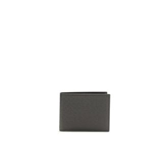 Ferragamo Portefeuille bi-pli emboss&eacute; Gancini - Homme - Accessoires - Noir - Taille: ONE Size