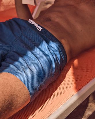 Jott Maillot de bain Stripe marine/Bleu jeans Niolon stripe - Taille XXL