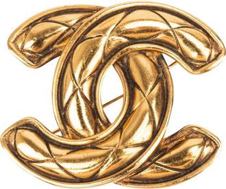 Chanel Halskette - Chanel Golden Matelasse CC Brooch - Gr. unisize - in Mehrfarbig - f&uuml;r Damen