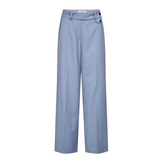 Co'Couture Femme, Pantalons, Bleu, Taille: 44 FR Wide Pantalons