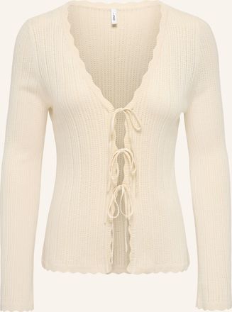 Only Strickjacke weiss