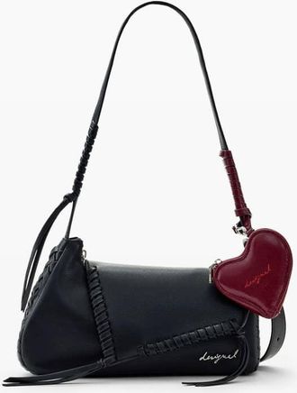 Desigual Sac de taille moyenne avec coeur - Noir