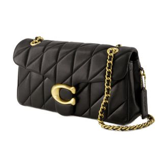 Coach Womens Tabby Crossbody Bag Black Canvas