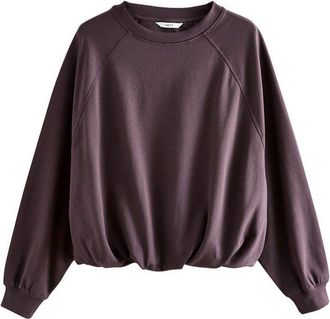 Next Sweater Volumin&ouml;ses Sweatshirt mit Ballonsaum (1-tlg)