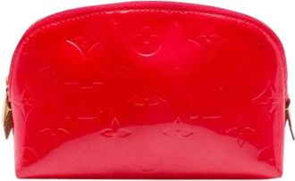 Louis Vuitton Pre-owned Monogram Vernis Pouch - Femme - Pre-owned - Rouge - Taille: ONE Size