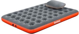 Bestway Doppelluftbett Roll & Relax mit Kissenpumpe 203 x 152 x 22 cm