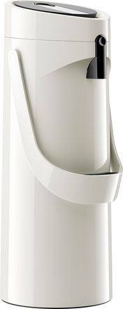 T-fal K3140214 Ponza Pumpthermos Weiß 1 L Einfache Pumpfunktion Mit Großzügigem Pumpvolumen Warm Bis Zu 12 Stunden Kalt Bis Zu 24 Stunden