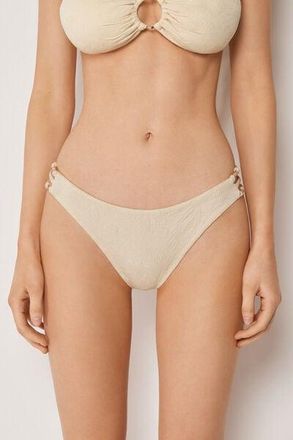 Calzedonia Brazilian-bikinihose Wild Jungle Wei&szlig;