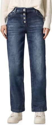 Cecil Damen B378400 Style Neele Dark Blue, Mid Blue Used Wash, 27W / 28L