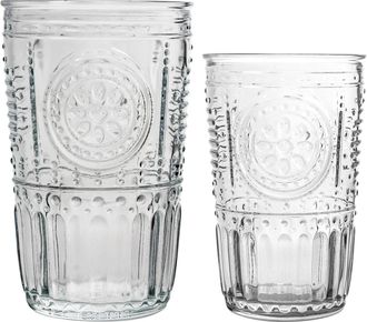 Bormioli Rocco Romantische Glaswaren -Set - 340ml, 475ml - 12pc