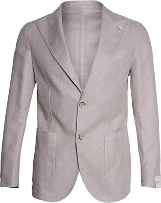 L.B.M. 1911 L.b.m. 1911, Homme, Vestes, Gris, Taille: M Veste crois&eacute;e &agrave; deux boutons