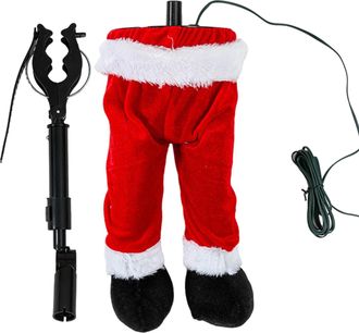 Generic Weihnachtsmann Beine Deko | Weihnachtsschmuck Kamin Deko,Wackelnde Baumspitze F&uuml;r Schmuck Haust&uuml;rdekoration Feier