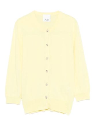 Allude buttoned cardigan - Gelb