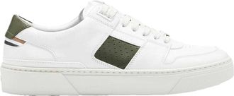 HUGO BOSS Gary Logo Sneaker f&uuml;r Herren, Leder (Wei&szlig;)