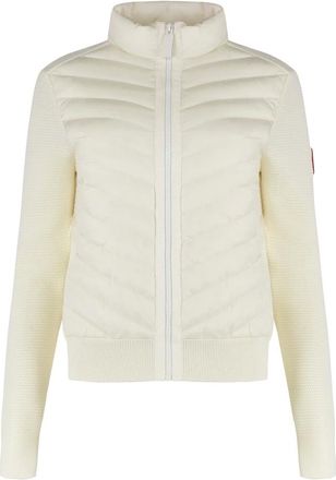 Canada Goose Femme, Vestes, Blanc, Taille: 34 FR Cardigan matelass&eacute; avec panneau avant