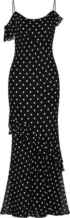 Self Portrait Maxi Robe - Noir