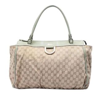 Gucci Pre-owned Canvas Tote - Femme - Pre-owned - Beige - Taille: ONE Size