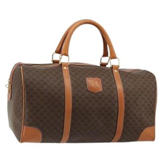 Celine Sac Boston Vintage Pre-owned - Femme - Pre-owned - Brun - Taille: ONE Size
