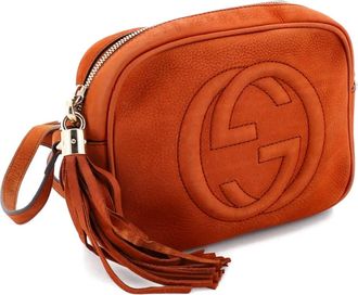 Gucci Soho Disco Nubuck Small crossbody bag - Orange