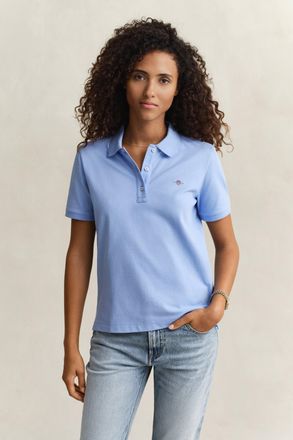 GANT Damen Regular Fit Poloshirt (XXL) HYDRANGEA Blau