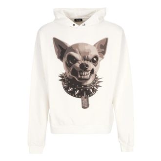 Phobia Archive Angry Dog Hoodie - - Sweatshirts & Hoodies - Herren - Wei&szlig; - L
