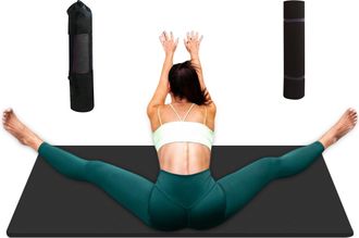 Generic &Uuml;bungsmatte, 15 mm, Trainingsger&auml;t, extra dick, mit Aufbewahrungstasche, f&uuml;r Fitnessstudio zu Hause