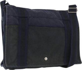 Herm&egrave;s Sac bandouli&egrave;re en toile Pre-owned - Femme - Pre-owned - Bleu - Taille: ONE Size