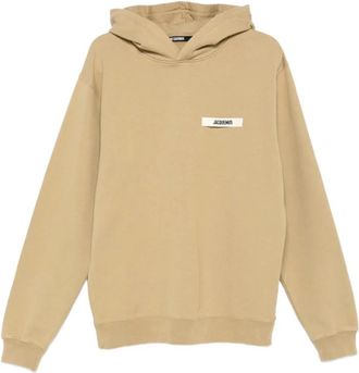 Jacquemus Homme, Sweatshirts et sweats &agrave; capuche, Brun, Taille: XL Gros Grain Sweat &agrave; capuche