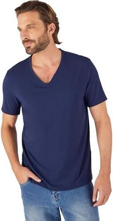 Damart T-Shirt Maille Jersey Climatyl Homme Bleu Taille XL (110-117)