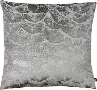 Ashley Wilde Jaden Polyester gefülltes Kissen, Flint/Stahl, 50 x 50cm