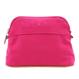 Herm&egrave;s Pre-owned Bolide20 Canvas Pouch - - Pre-owned - Damen - Rosa - ONE SIZE