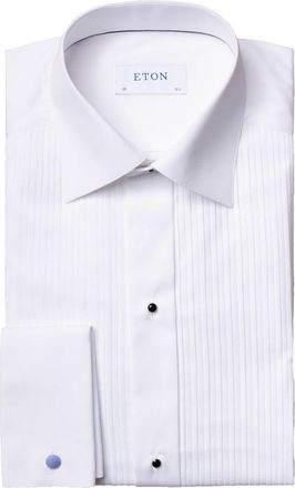 Eton Smoking-Hemd mit Plissee-Einsatz und Kl&auml;ppchenkragen, Classic in