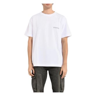 Purple Homme, Tops, Blanc, Taille: M Gothic P Nails T-Shirt