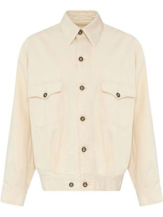 Maison Margiela surchemise à boutons pression - Tons neutres