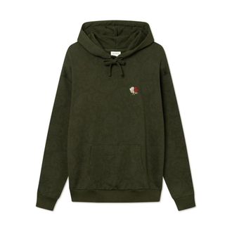 Les Deux Clyde AOP Hoodie - - Sweatshirts & Hoodies - Herren - Gr&uuml;n - XS