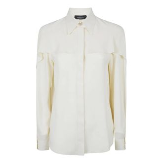 Fabiana Filippi Crepe de Chine Shirt - - Blouses & Shirts - Damen - Gelb - XS