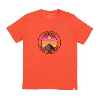 Cotopaxi Sunny Side Crew Neck Tee - - Tops - Herren - Orange - L