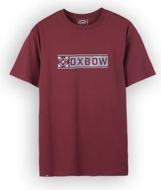 Oxbow Tee-shirt manches courtes FRAMED Hiver 2025 Manches courtes, Col rond, Motif sur lavant