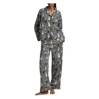 Polo Ralph Lauren Ensemble Pyjama Ray&eacute; - Femme - V&ecirc;tements de nuit et de d&eacute;tente - Multicolore - Taille: 40 FR