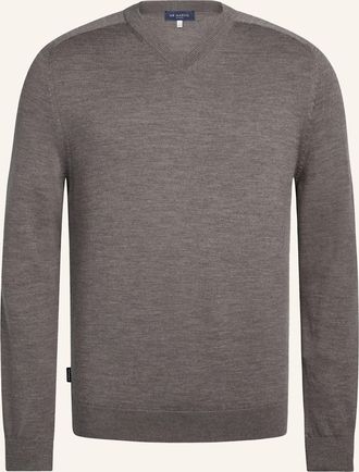 MR MARVIS Mr Marvis Pullover The Merino V-Neck braun