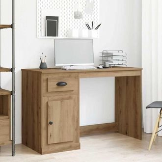 vidaXL Vidaxl - Bureau ch&ecirc;ne artisanal 50 x 115 x 75 cm Bois ding&eacute;nierie