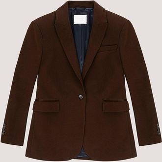 Circolo 1901 Cashmere touch blazer, Corteccia, 42, Woman