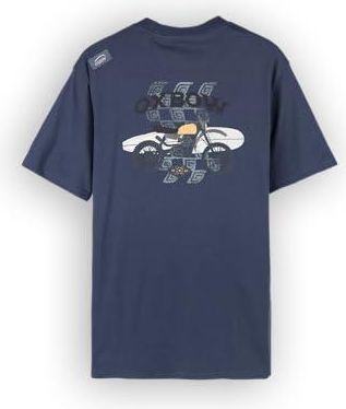 Oxbow Tee-shirt manches courtes coton bio CRUISER Hiver 2025 Manches courtes, Col rond, Motif sur le dos