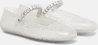 Jimmy Choo London Ballerines Jelly en PU à ornements