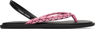 Tommy Jeans Sandalen Tommy Jeans Tjw Casual Rope Sandal EN0EN02951 Rosa