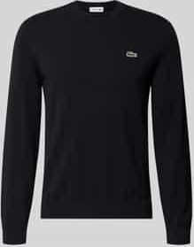 Lacoste Regular Fit Strickpullover aus Baumwoll-Mix